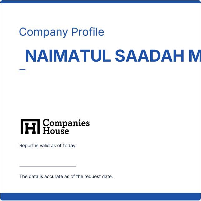 NAIMATUL SAADAH MOHD RAIS | Companies House Registry Search